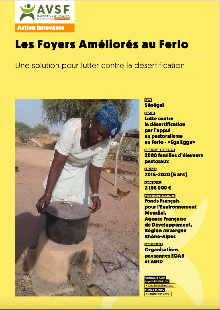 Les foyers améliorés au Ferlo - AVSF - Agronomes & vétérinaires sans ...