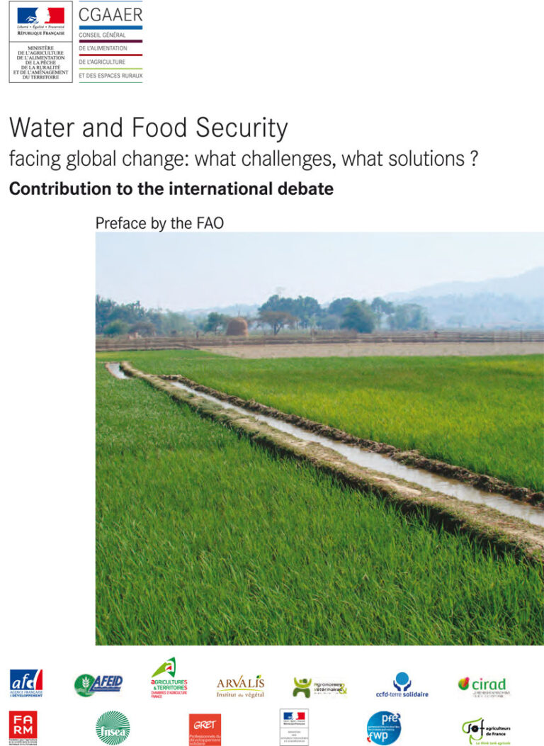 Water and Food Security facing global change: what challenges, what ...