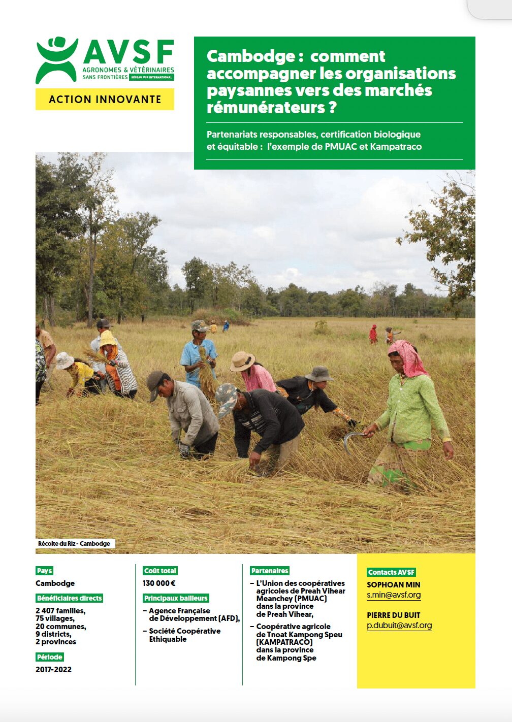 Cambodia: how can we support farmers’ organisations in their efforts to ...